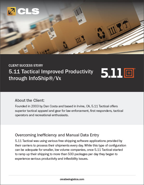 5.11 Tactical Case Study - Creative Logistics Solutions
